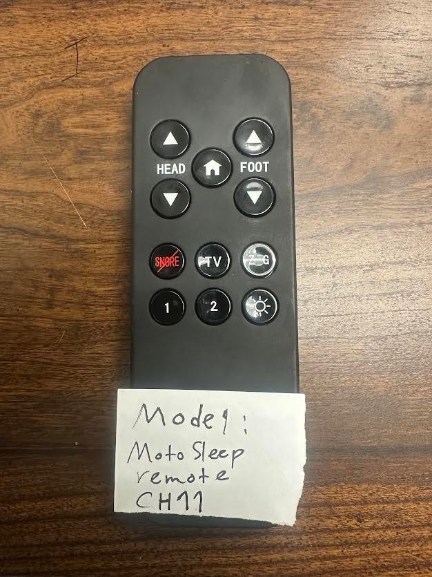 Click to expand MotoSleep Wireless adjustable base replacement remote ...