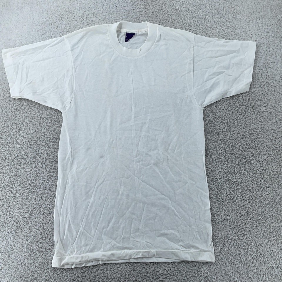Vintage DPSC by BVD Shirt Mens XS/S White Military Undershirt Crewneck ...