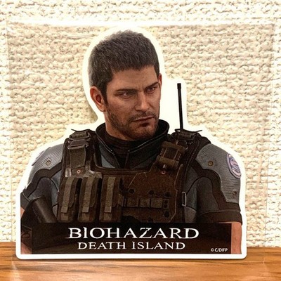 Resident Evil Die-Cut Sticker Chris Redfield Death Island Biohazard ...
