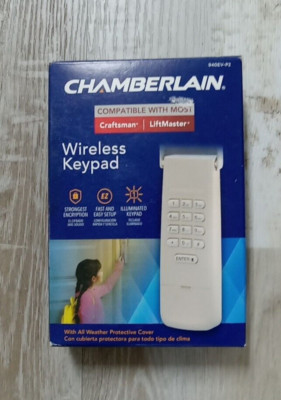 Chamberlain 940EV-P2 Garage Door Keyless Wireless Keypad | eBay