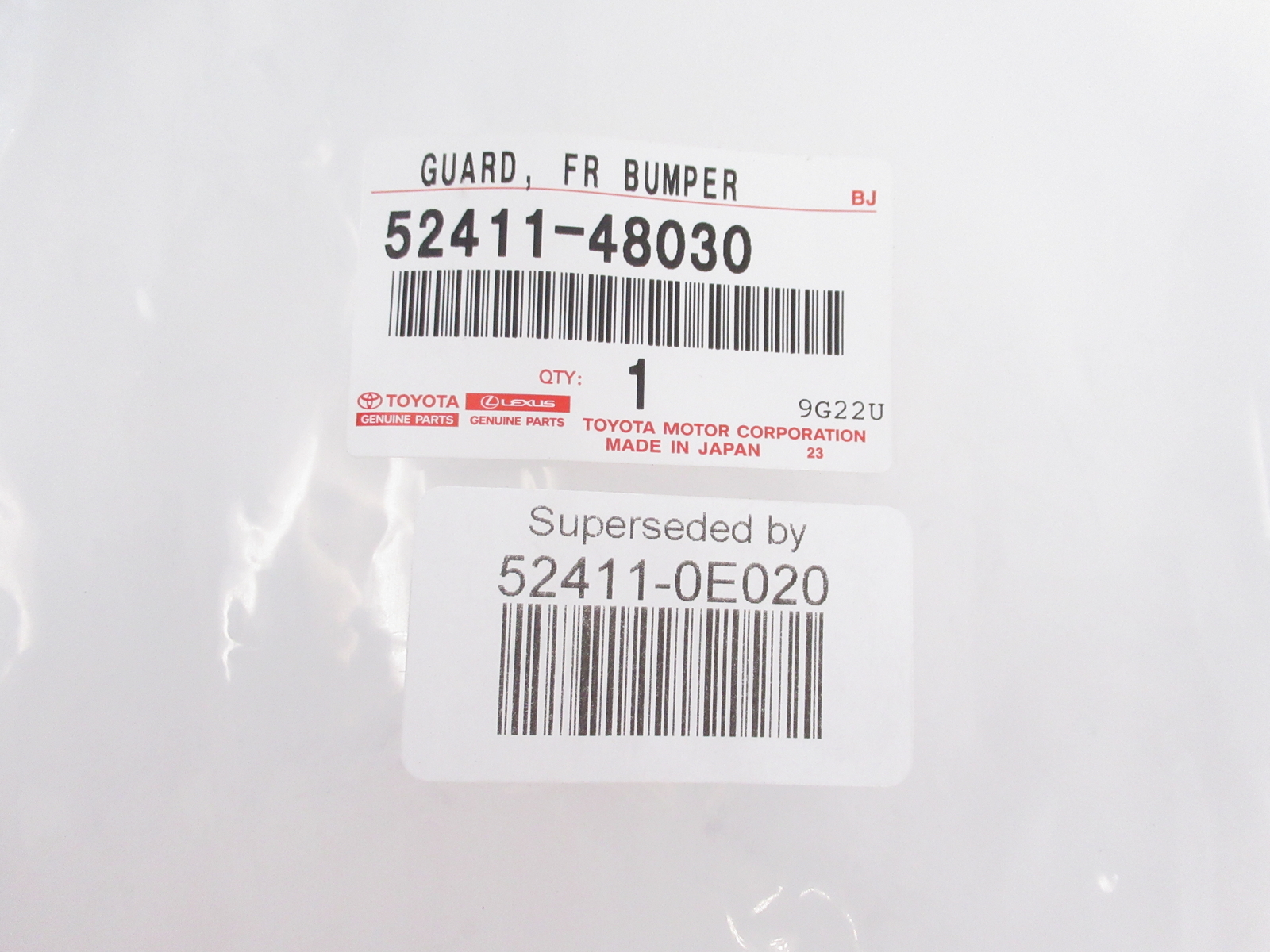 Genuine OEM Lexus 52411-0E020 Front Bumper Guard Valance Trim Moulding ...