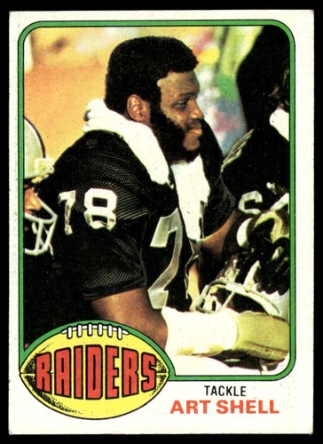 1976 Topps Football Art Shell Oakland Raiders #380 VG | eBay