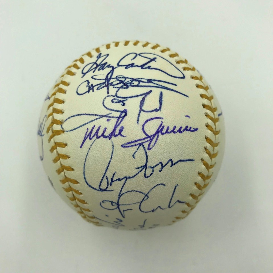 Nice Gold Glove Winners Signed Baseball 19 Sigs Gary Carter Bill ...