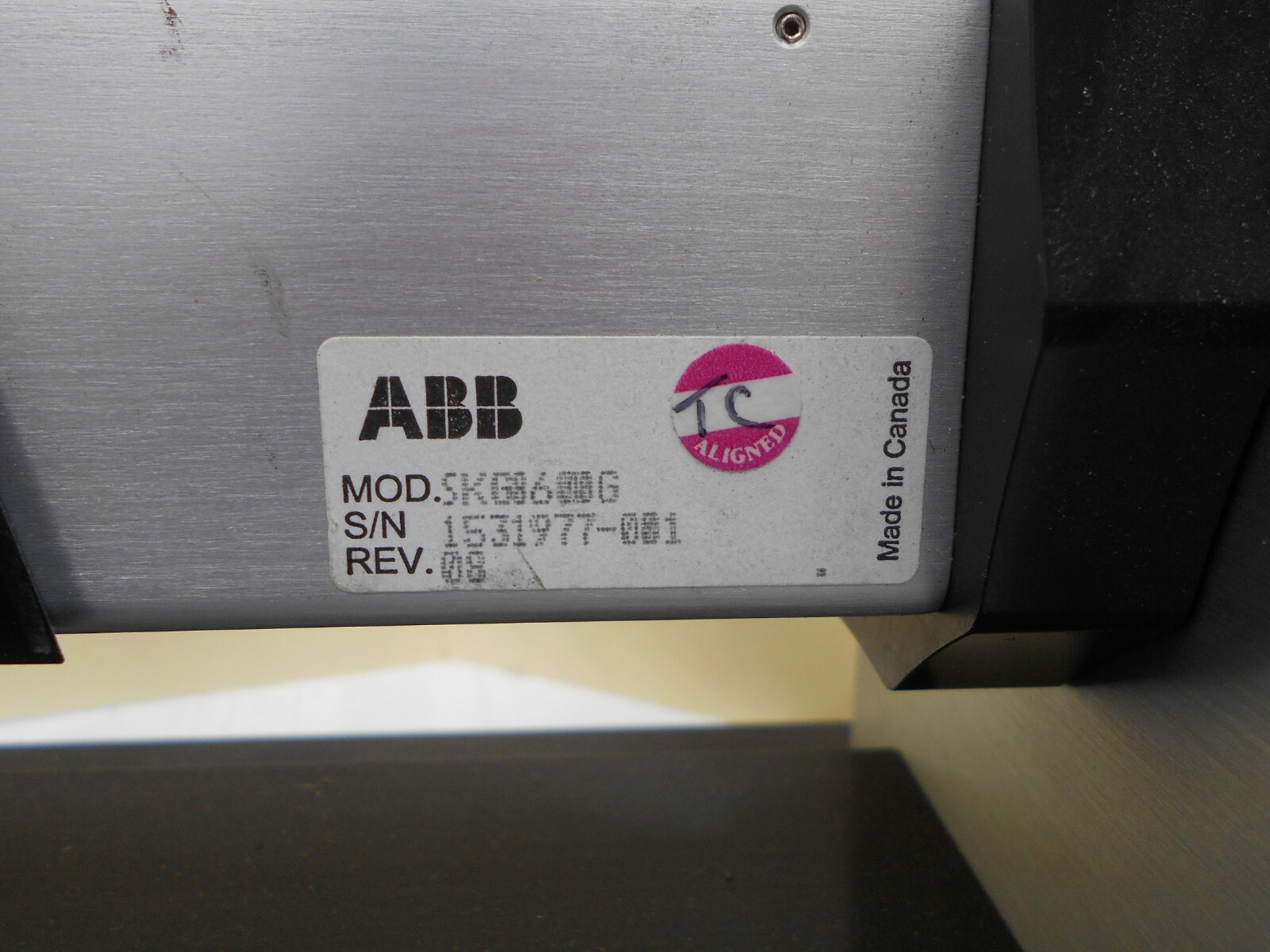 ABB SKG8600G FT-IR SPECTROSCOPY ATTENUATED TOTAL REFLECTANCE ATR ...