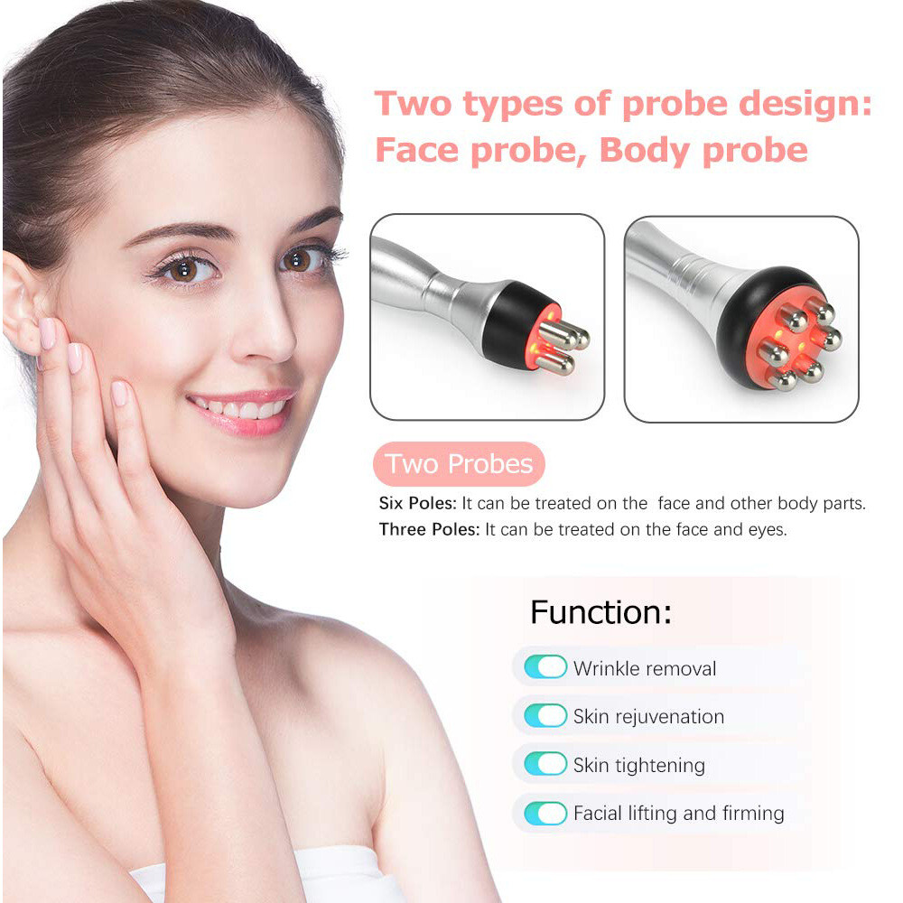 Mini Radio Frequency Machine RF Tripolar Face Eye Lifting Tighten ...
