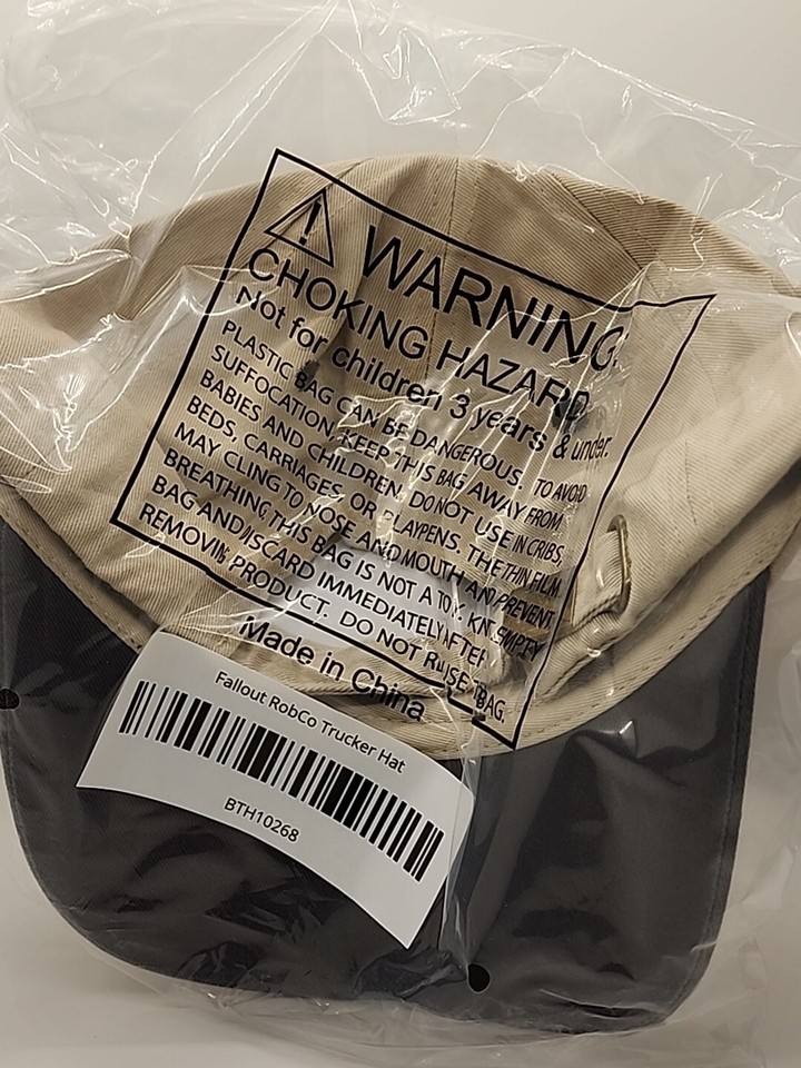 Fallout Robco Industries Logo Adjustable Strap Buckle Trucker Hat Cap ...