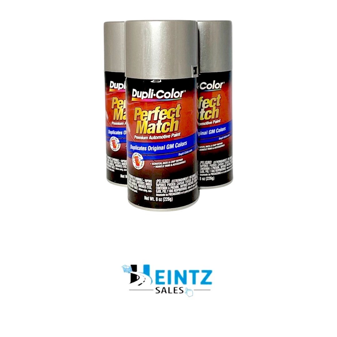 Duplicolor BGM0490 Perfect Match GM Pewter Metallic 8 oz Aerosol WA382E ...