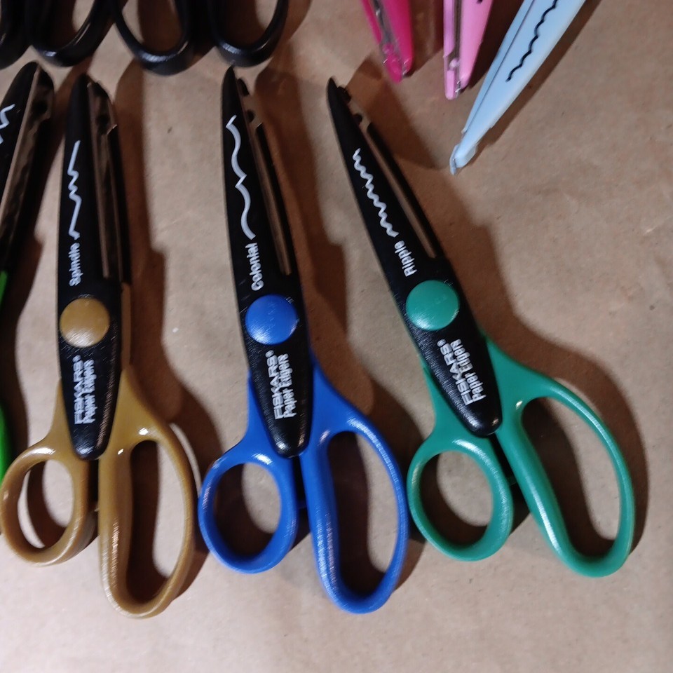 Lot of 11 Fiskars Paper Edgers/Corner Scissors Paper Crafting and ...