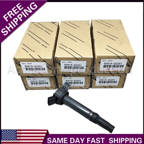 6x OEM Ignition Coils For Lexus ES350 RX350 IS350 GS350 GS450h LS460 2 ...