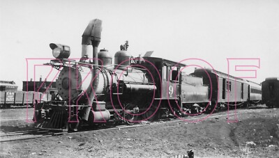 Colorado & Southern (C&S) Engine 9 with Train at Como in 1931 - 8x10 ...