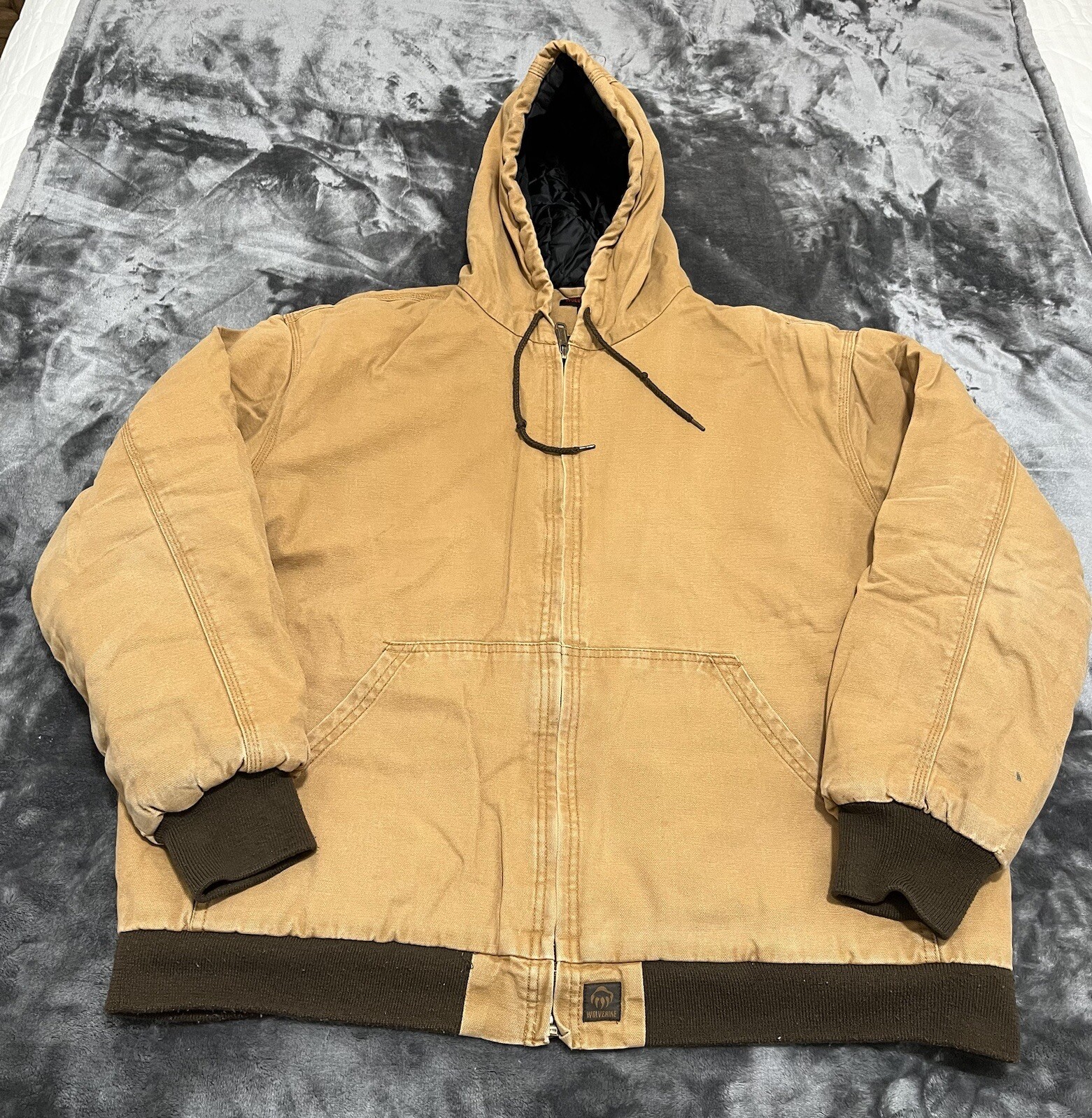 Wolverine Work Jacket Canvas Duck Quilt Lined Men’s 2… - Gem