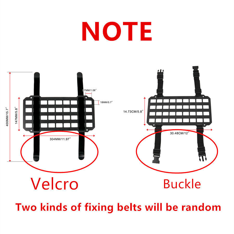 Car Panel Visor Organizer Storage Rack Rigid Insert Panel Tactical ...