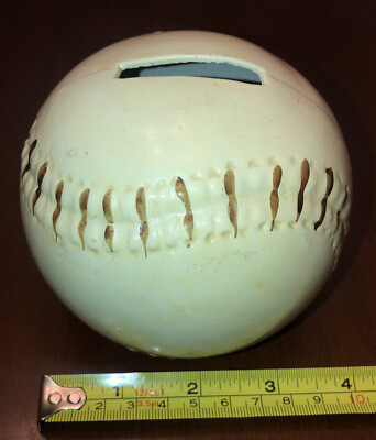 Vintage Ceramic Baseball Coin Bank Collectible Sports Piggy Bank | eBay