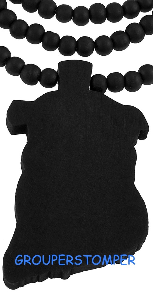 Jesus New Wood Style Pendant with 36 Inch Bead Chain or Jesus Rosary ...