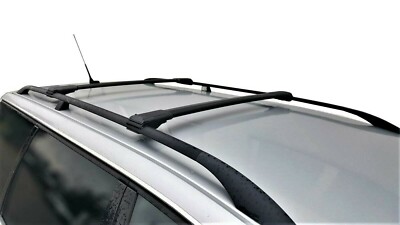 Kia Sorento X-Line Roof Rack Cross Bars Black Set Carrier Bar | eBay