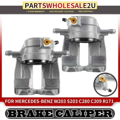Front Left & Right Brake Calipers for Mercedes Benz C280 C320 C350 ...