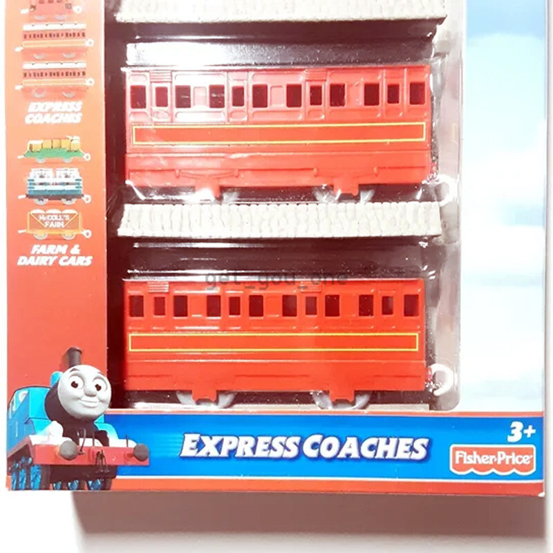 NEW Fisher Price Thomas & Friends Train TrackMaster Red Express Coaches ...