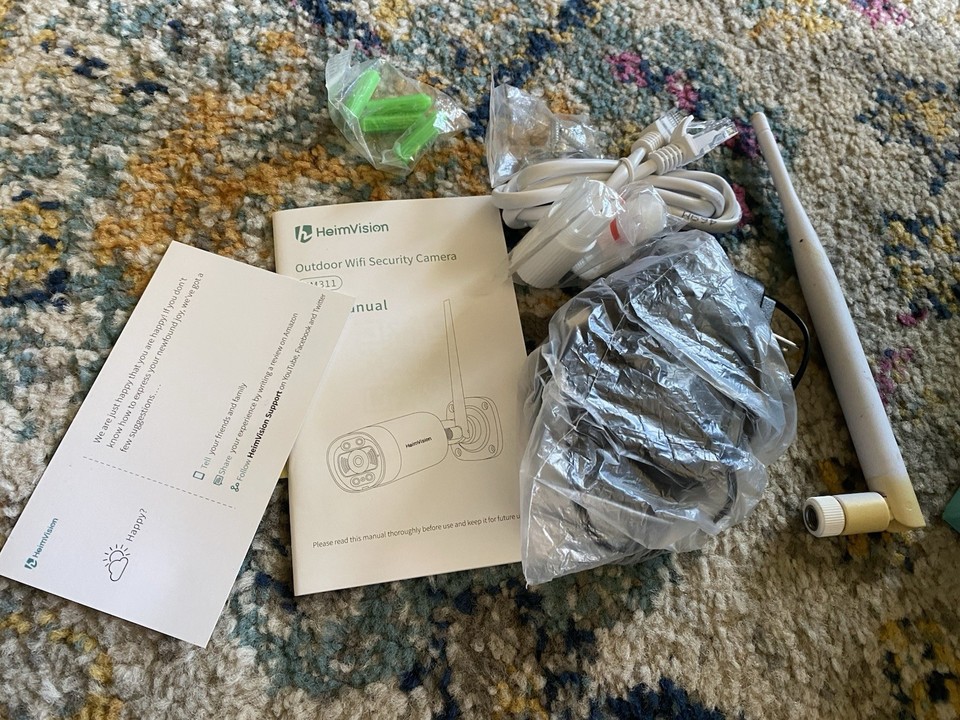 HeimVision 1080p WiFi Security Camera Outdoor Floodlight Siren Alarm ...