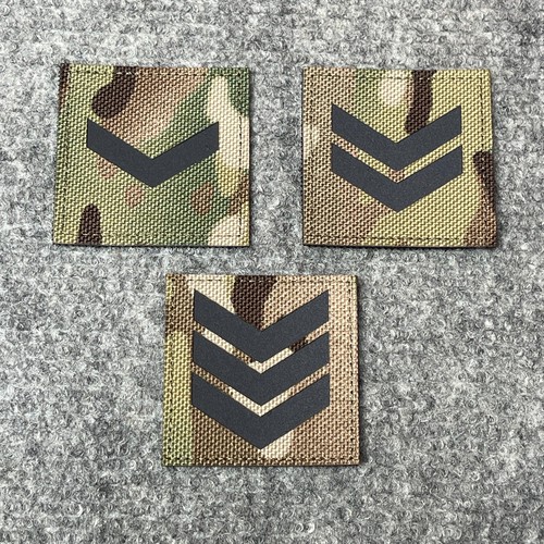 UK British Army Style Laser Cut IR Multicam Rank Patch, Lance Corporal, Sergeant | eBay