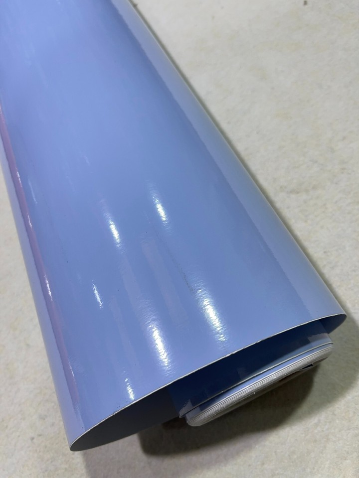 Car Vinyl wrap Film BLUE Carbon Fibre matte Gloss DIY Waterproof 30cm x ...