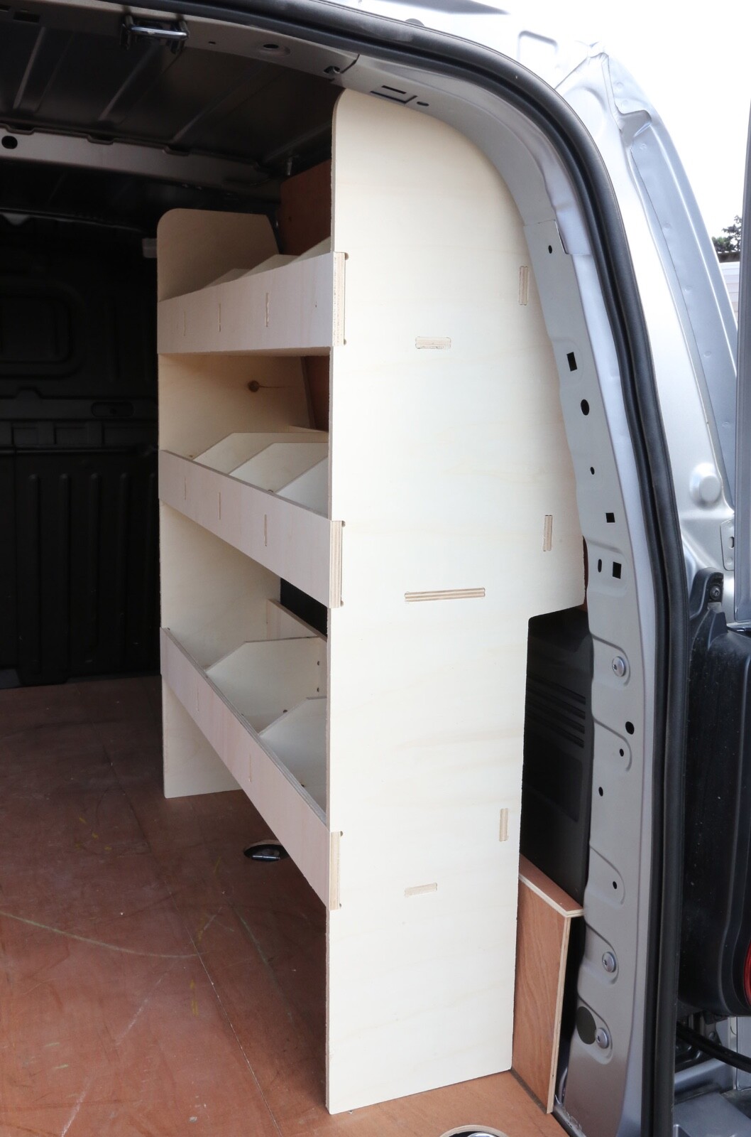 Peugeot Partner LWB 2019+ Van Racking Tool Storage Shelving OS Rear ...