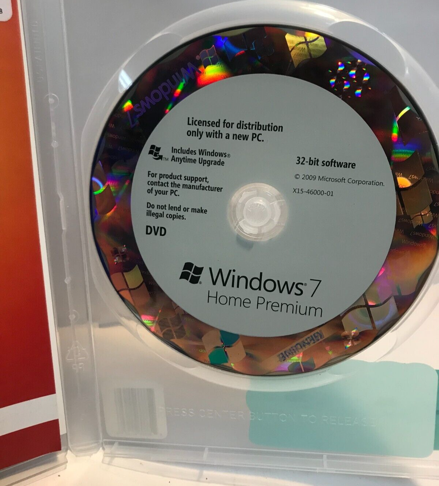 Microsoft Windows 7 Home Premium 32 Bit | eBay