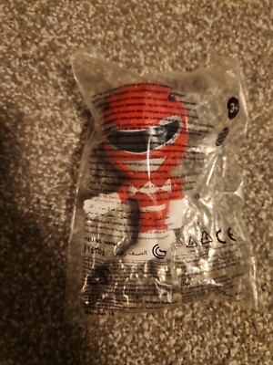 Burger King Kids Meal 2018 Power Rangers Red Ranger Action Figure 4.5 ...