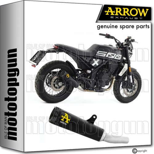 ARROW EXHAUST B O REBEL BLACK ALUMINIUM BRIXTON CROSSFIRE 500 X 2023 23 ...