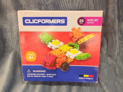 Clicformers 801009 Basic Click Building Set 25 Multi Colored Pieces ...