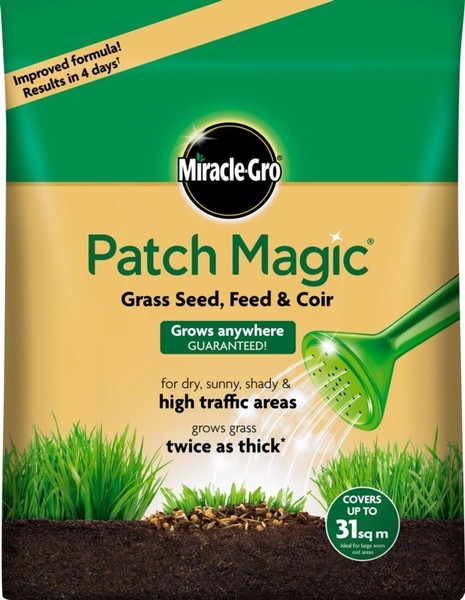 Miracle Gro Patch Magic Grass Seed Feed and Coir 7kg Bag for sale ...