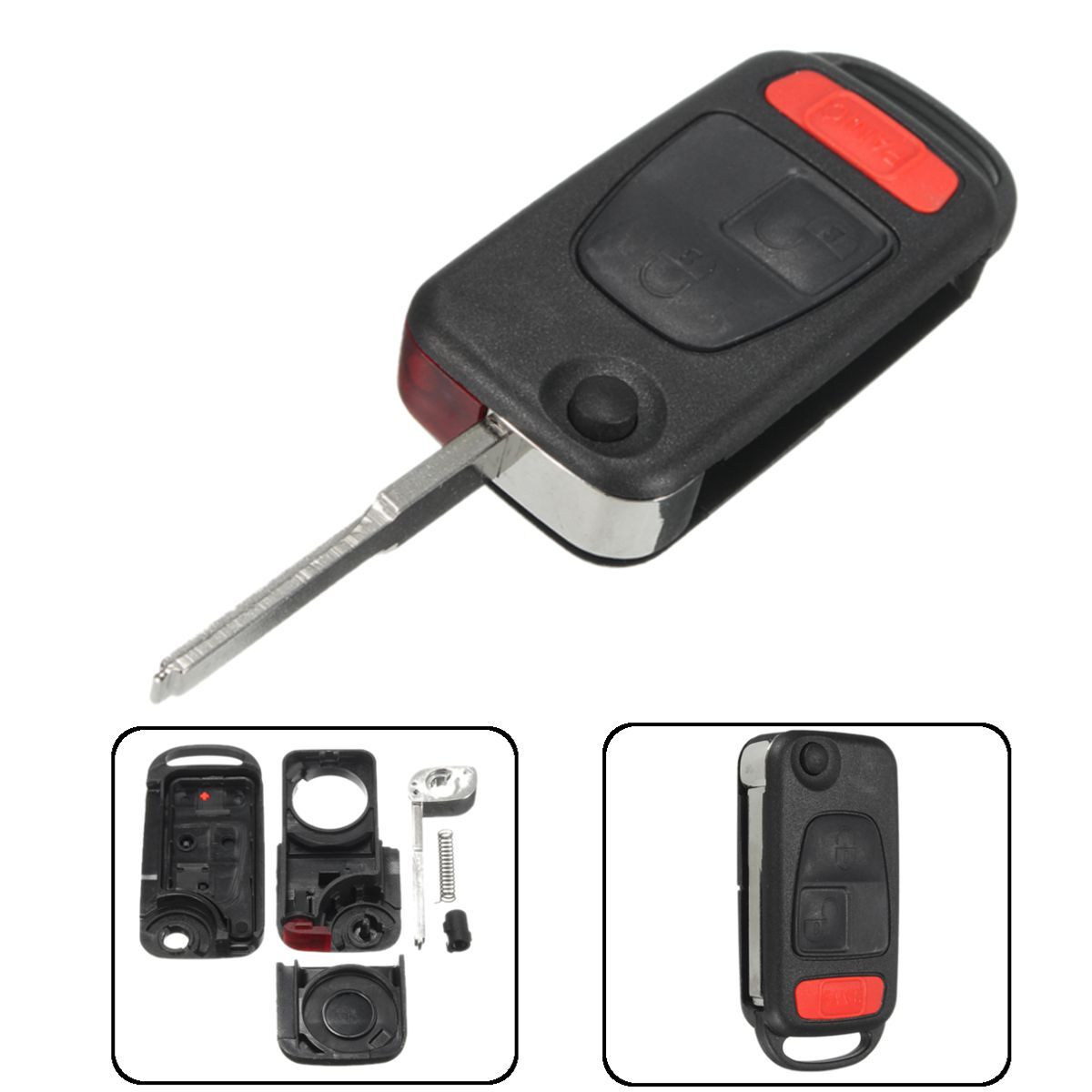 For 2004 -2008 Chrysler Crossfire Flip Key Keyless Case Shell And Blade ...