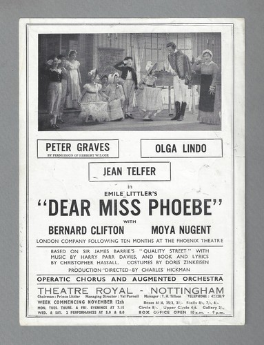 Jean Telfer "DEAR MISS PHOEBE" Peter Graves / Olga Lindo 1951 ...