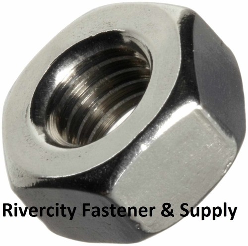 (5) M16-2.0 Left Hand Thread Hex Nuts Stainless 16mm With 24mm Hex ...