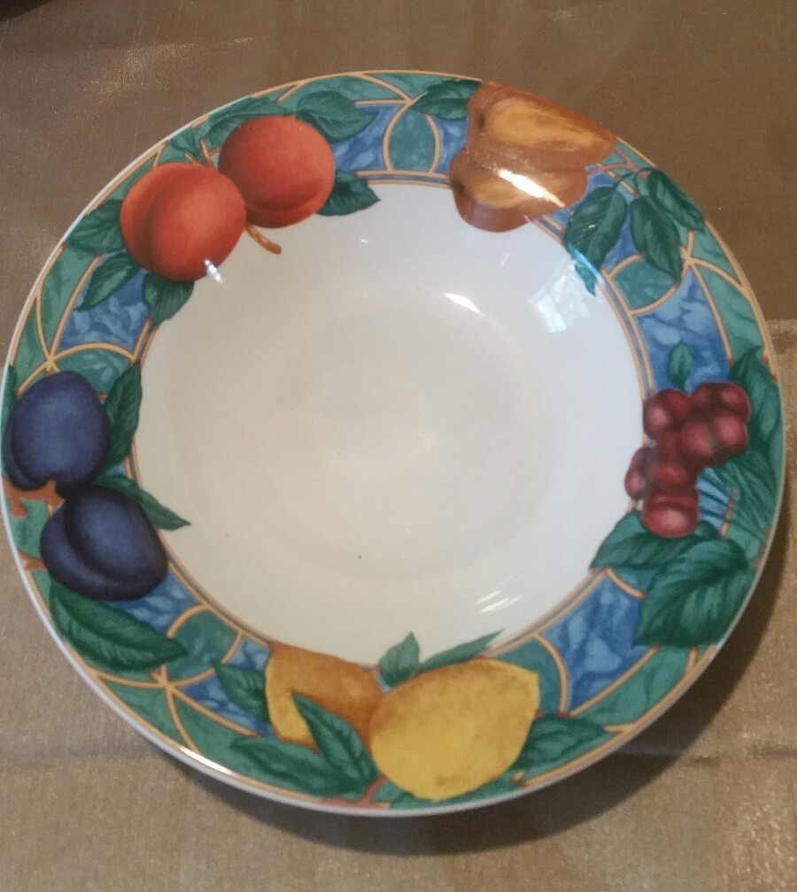 Victoria & Beale Forbidden Fruit Soup Bowl 9024 Pattern Dinnerware | eBay
