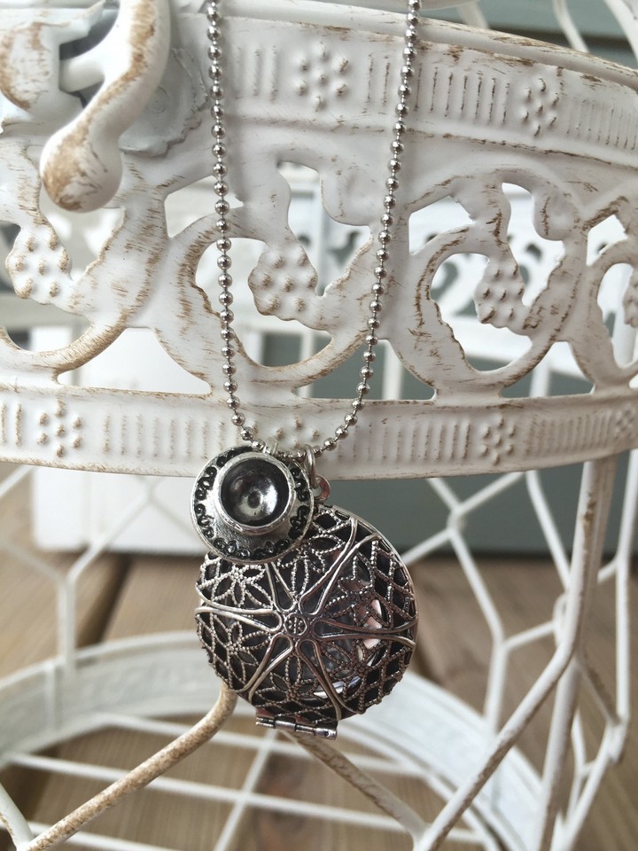 ANTIQUE SILVER COFFEE TEA CUP ESSENTIAL OIL DIFFUSER NECKLACE BRACELET ...