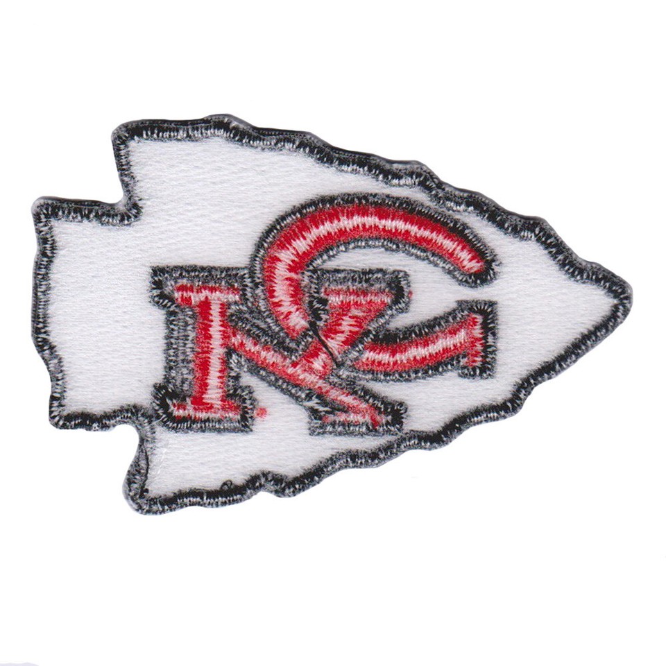 10 pcs Kansas City Chiefs Football Logo Sew Iron On Embroidery Applique ...