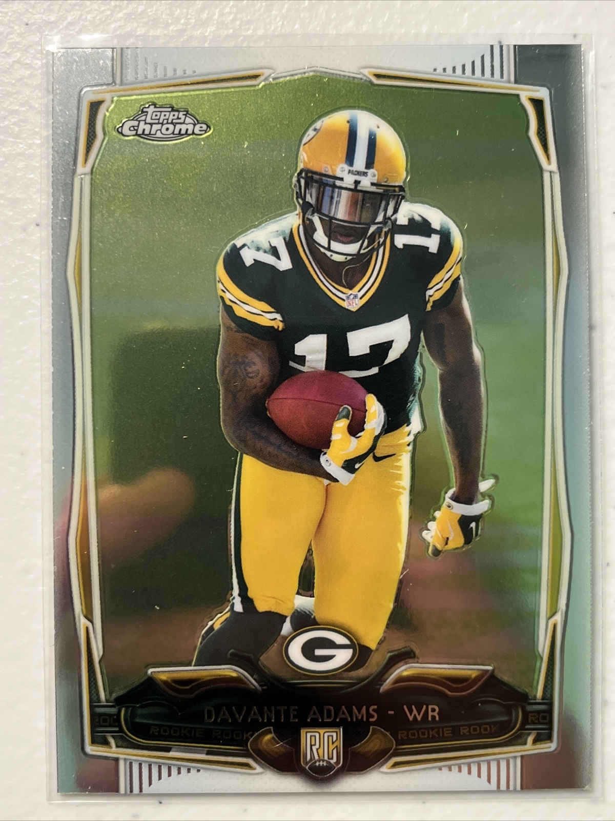 2014 TOPPS CHROME DAVANTE ADAMS BASE ROOKIE | eBay