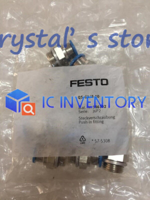 10PCS NEW FESTO gas fittings QS-G3/8-10 186102 | eBay