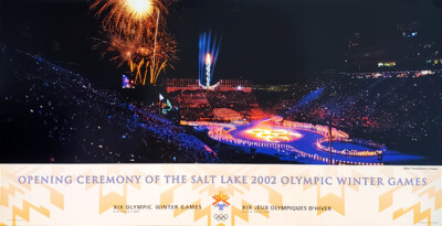 SALT LAKE CITY 2002 Winter Olympics OPENING CEREMONY Commemorative ...