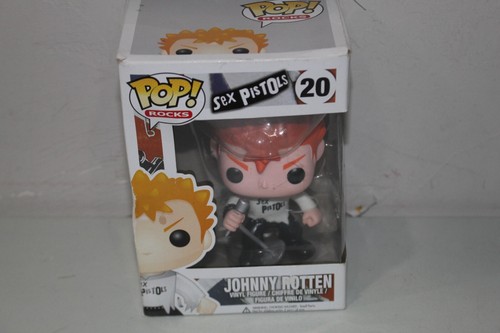 Funko Pop Rocks - The Sex Pistols Johnny Rotten #20 Vaulted Box Wear | eBay