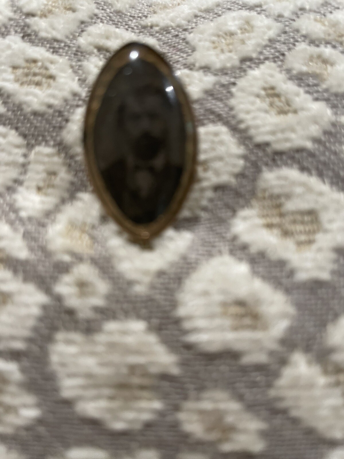 Antique Cameo Photograph Pin Man..Oval Shape.. - Gem