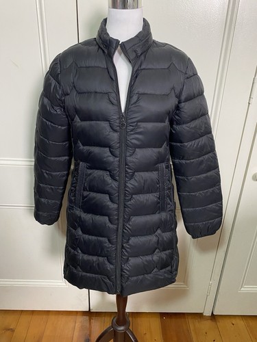 Caroline Morgan Ladies Size 10 Longline Black Puffer Jacket Excellent ...