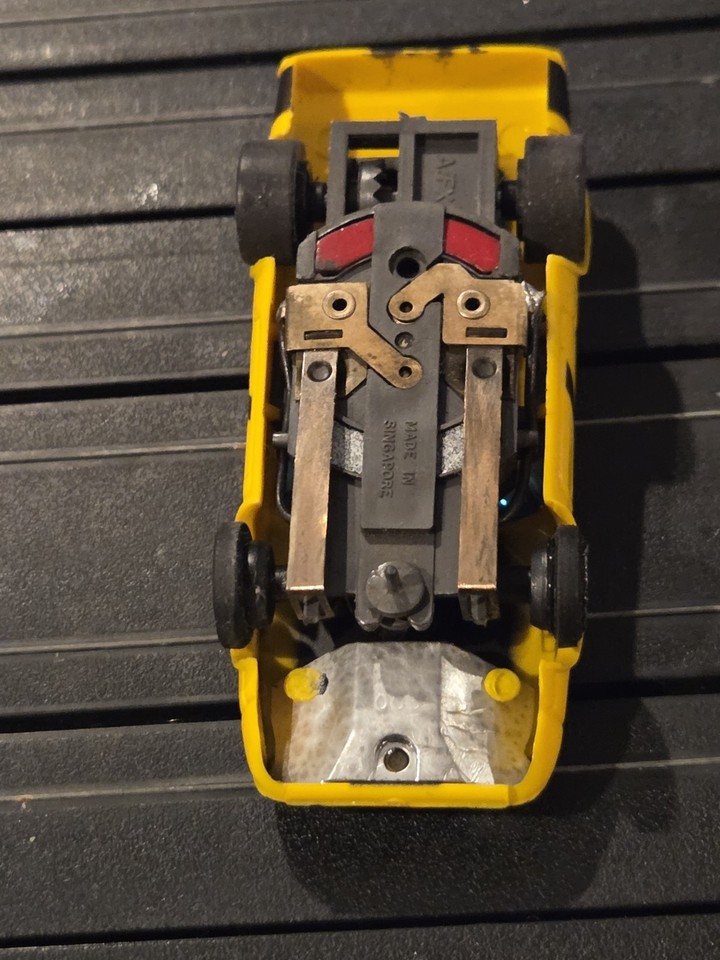 AFX Dodge Charger Daytona Lighted AFX 1753 Slot Car in Yellow #7 | eBay