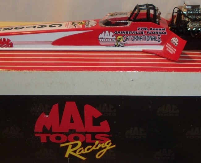 MAC TOOLS RACING GATORNATIONALS DIE CAST TOP FUEL DRAGSTER 1/24 SCALE ...