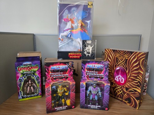 MOTU Bundle She-Ra Swift Wind, Sharella, Transformers Man At Arms ...