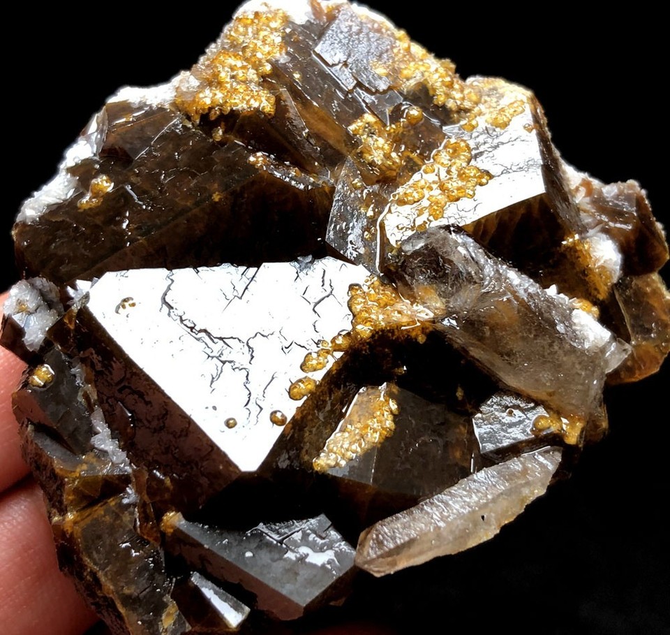 189g Natural chocolate Garnet Quartz Garnet Quartz crystal Inner ...