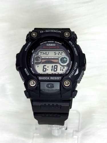 Casio G-Shock Men's Watch 48mm 20ATM Black Resin Multiband GW-7900 ...