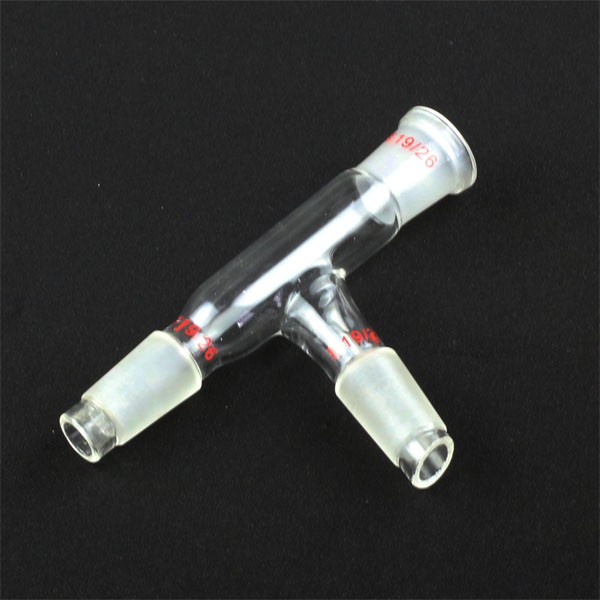 75 Bend Distillation Three Way Glassware Adapter Chemistry Laboratory ...