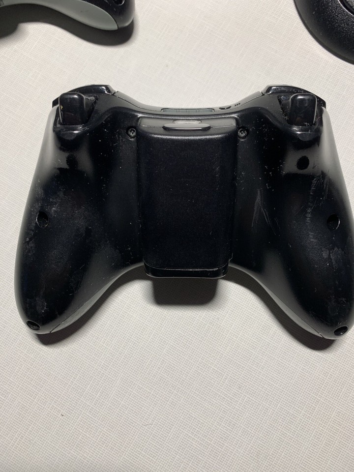 Black and Grey Xbox 360 OEM Wireless Controller Authentic Tested | eBay