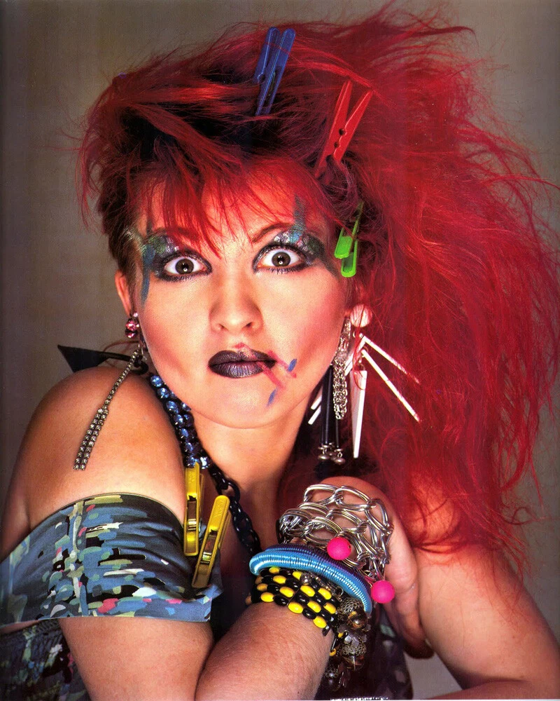 80S Makeup Cyndi Lauper | Saubhaya Makeup